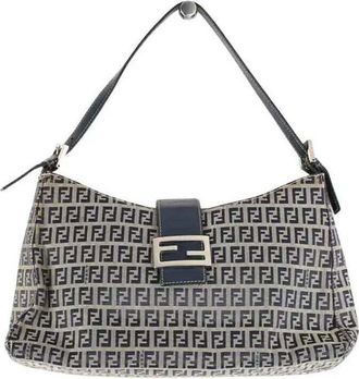 Vintage Sac port&eacute; &eacute;paule Baguette gris