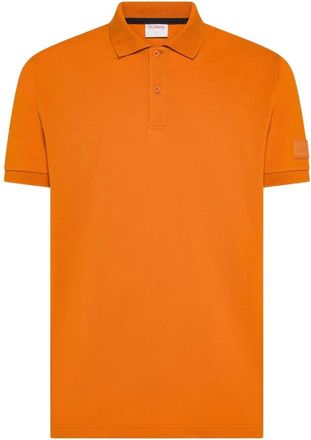 Sun 68 Homme, Tops, Orange, Taille: 3XL Polo Big Logo On Sleeve S/S