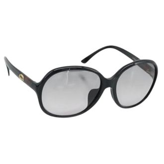 Gucci Pre-owned Lunettes de soleil en plastique - Femme - Pre-owned - Noir - Taille: ONE Size
