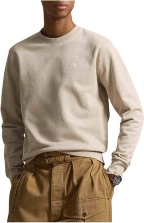 Polo Ralph Lauren Homme, Sweatshirts et sweats &agrave; capuche, Beige, Taille: L Lscnm1 Long Sleeve SweaT-shirt