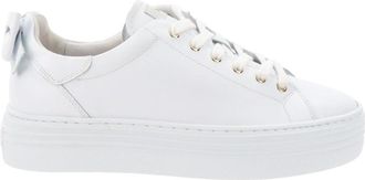 Nero Giardini Femme, Chaussures, Blanc, Taille: 36 EU Baskets en Cuir Style Moderne