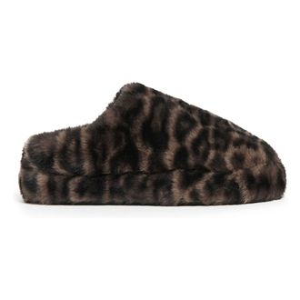 Apparis Chaussons Misha L&eacute;opard Fibres Recycl&eacute;es Apparis