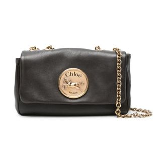 Chlo&eacute; Femme, Sacs, Brun, Taille: ONE Size Sac Bandouli&egrave;re Marron avec Cha&icirc;ne