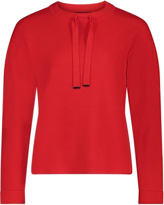 Betty Barclay Damen Feinstrickpullover mit Seitenschlitzen 38, High Risk Red