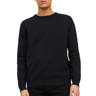 Jack & Jones D&uuml;nner Langarm Strickpullover Rundhals Basic Sweater Shirt Jumper JJEBASIC