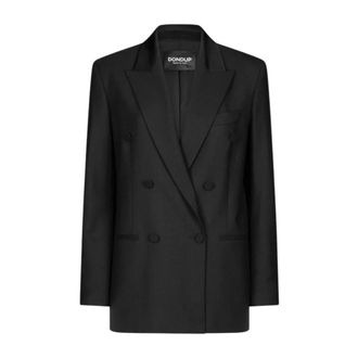 Dondup Femme, Vestes, Noir, Taille: 40 FR vestiti e tute poliestere