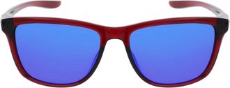Nike Icon Quadratisch-Sonnenbrille f&uuml;r Herren/Damen Unisex (Betenrot/Grau)
