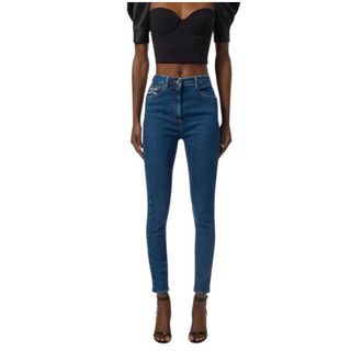 Elisabetta Franchi Femme, Jeans, Bleu, Taille: W25 Jeans skinny