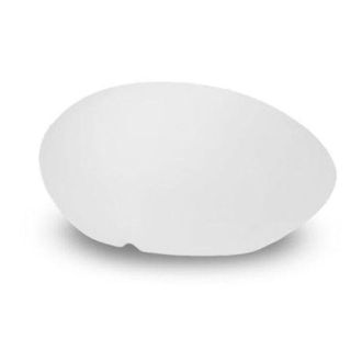 Licht-Erlebnisse LED Dekolampe au&szlig;en 40 cm lang Solar Lampe Stein Design IP65 6000 K Fernbedienung dimmbar Au&szlig;enleuchte Terrasse Gartenleuchte