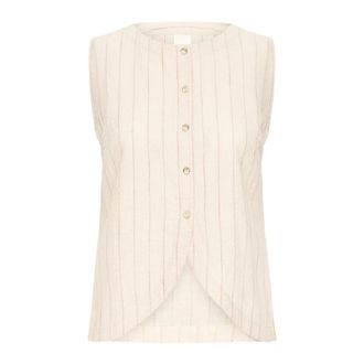 Ichi Ichi, Femme, Blouses et Chemises, Beige, Taille: 40 FR Blouses