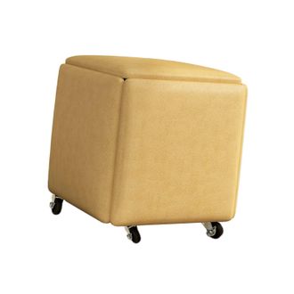 Generic 5-in-1-Nesting-Ottomane-W&uuml;rfelstuhl, Sitzgelegenheiten for kleine R&auml;ume, Sitz-Waschtischhocker, for die Verwendung in Wohnzimmer, Esszimmer, Schlafzim