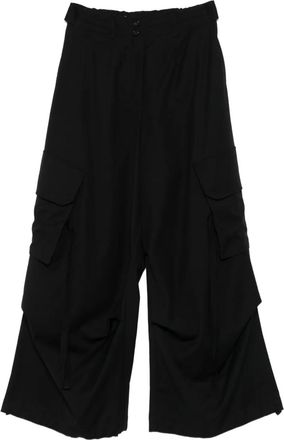 Isabel Benenato pantalon court à poches cargo - Noir