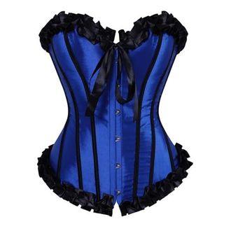 Generic Bustiers Et Corsets Femme Bustier Femme Top Dentelle Noir Corset Rouge Dor&eacute; Vampire Purple Waist Knot Haut Trainer Pirate Xxxl Vintage Brun Vert Orang