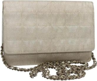 Chanel Pre-owned Nylon sacs-chanel - Femme - Pre-owned - Gris - Taille: ONE Size