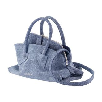 The Attico La Passeggiata Mini Top Handle Bag - Blue