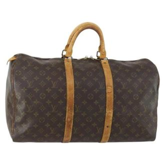 Louis Vuitton Sac Week-end Pre-owned en Toile - Femme - Pre-owned - Brun - Taille: ONE Size