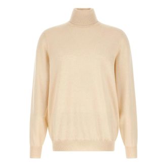 Brunello Cucinelli Kaschmir-Rollkragenpullover - - Knitwear - Herren - Wei&szlig; - M