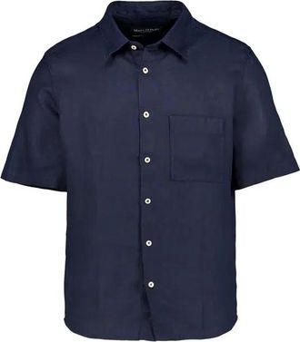 Marc O'Polo Herren Hemd blau