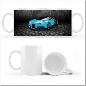 Generic Kaffee Tee Tasse mit Foto Bugatti Auto für einen Jungen Nr. H8051M_Cup