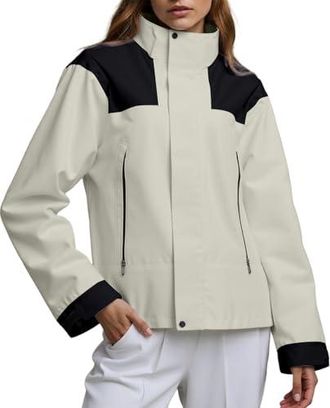 Generic Vestes pour femmes, l&eacute;g&egrave;res, coupe-vent, respirantes, parfaites pour les couples, blanc, XS