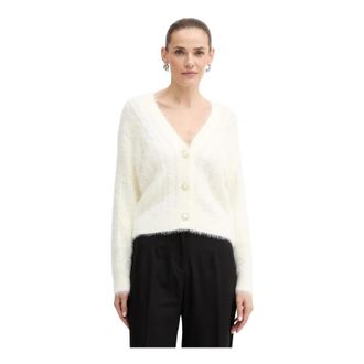 Guess Gilet Kinako - Femme - Pulls - Blanc - Taille: 44 FR