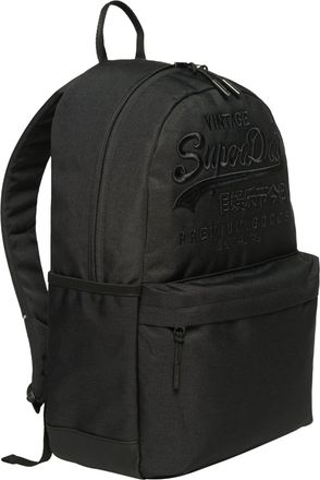 Superdry Damen Heritage Montana Rucksack Schwarz Meliert/Schwarz 1SIZE