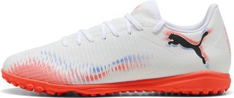 Puma Puma Unisex Future 8 Play TT Fu&szlig;ballschuh, Wei&szlig;/Schwarz-leuchtendes Rot, Gr&ouml;&szlig;e 40, Puma Wei&szlig;, Puma Schwarz, leuchtendes Rot, 40.5 EU