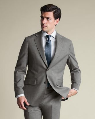 CHARLES TYRWHITT Italienisches Anzugsakko - Grau