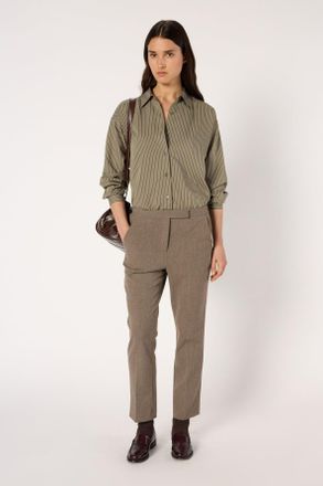 Gerard Darel Pantalon droit dos &eacute;lastiqu&eacute; - CELIA - Ficelle
