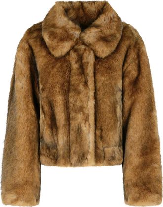 Stand Studio veste Lena en fourrure artificielle - Marron