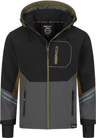 Rock Creek Rock Creek Veste softshell pour homme Veste outdoor Coupe-vent Veste de mi-saison Anorak Capuche Veste de pluie Veste dhiver Veste pour homme H-344 Ma