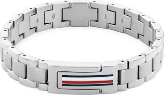 Tommy Hilfiger Jewelry Bracelet à Maillons pour Homme en Acier Inoxidable - 2790596