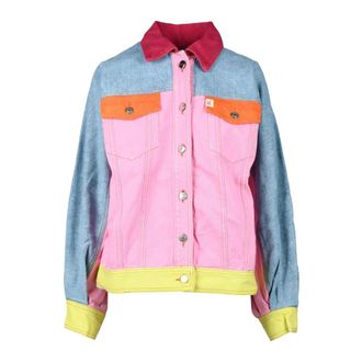 Semicouture Patchwork Baumwolljacke - - Jackets - Damen - Mehrfarbig - S