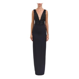 Elisabetta Franchi Red Carpet Dress - - Dresses - Damen - Schwarzk - M