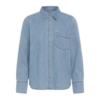 Inwear Damen, Blusen & Hemden, Blau, LGr&ouml;&szlig;e