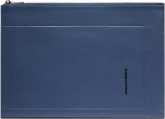 Piquadro Pochette pour iPad Homme cuir bleu