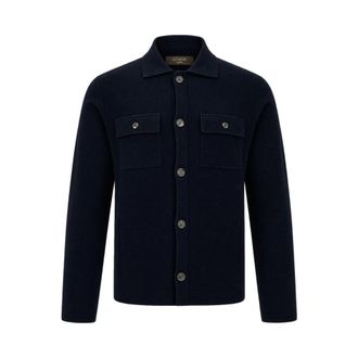 Zanone Sahariana Strickjacke - - Jackets - Herren - Blau - XL
