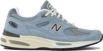 New Balance Low-Top Sneaker - 991V2 Grounded Pastels Sneakers - Gr. 10_5 - in Blau - f&uuml;r Damen