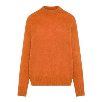 Seventy Rundhals-Pullover - - Knitwear - Damen - Orange - S