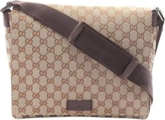 Gucci Sac bandouli&egrave;re vintage doccasion - Femme - Pre-owned - Beige - Taille: ONE Size