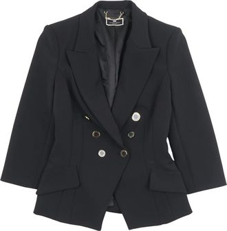 Elisabetta Franchi Femme, Vestes, Noir, Taille: 38 FR Blazers