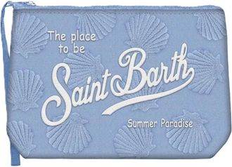 MC2 Saint Barth Femme, Sacs, Bleu, Taille: ONE Size Aline Sponge Clutch