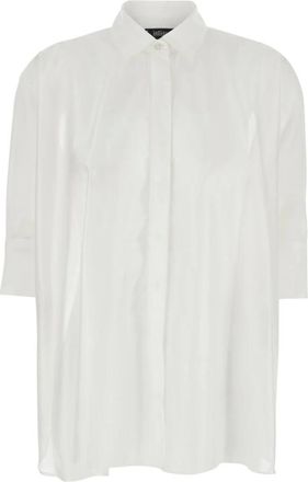 Pla&icirc;n Plain, Femme, Blouses et Chemises, Blanc, Taille: 34 FR Chemise L&eacute;g&egrave;re en Lyocell