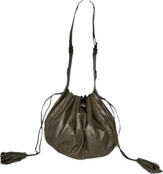 Givenchy unisex, Pre-owned, Vert, Taille: ONE Size Sac Seau en Cuir Pre-owned