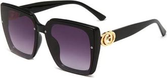 Generic Lunettes de soleil surdimensionnées vintage de luxe pour femmes pour hommes, lunettes de soleil classiques à grande monture tendance pour femme UV400,