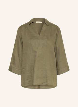 Lilienfels Lilienfels Blusenshirt Aus Leinen Mit 3/4-Arm gruen