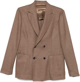 Barba Sakko aus Flanell - Braun