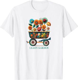 BDAZ Leahs Garden Gartenpflanzen Blumen Leah T-Shirt