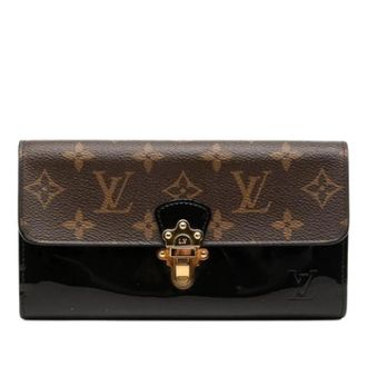 Louis Vuitton Pre-owned langes Portemonnaie (bi-fold) - - Pre-owned - Damen - Schwarzk - ONE SIZE