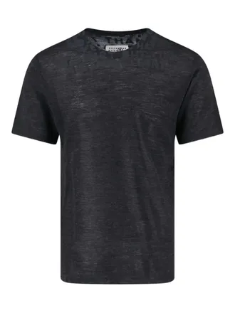 Maison Margiela t-shirt à imprimé graphique - Noir